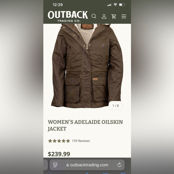 Outback Trading Co. | Jackets & Coats | Outback Oilskin Adelaide Jacket ...